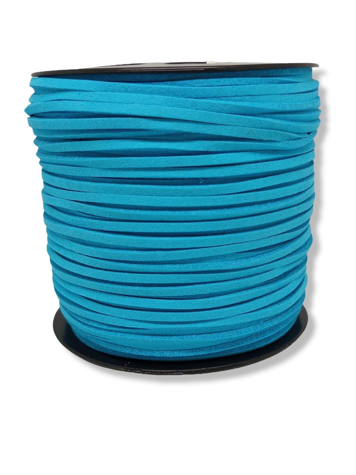 Cinta de Gamuza 3mm Turquesa - Kaizen Bijoux